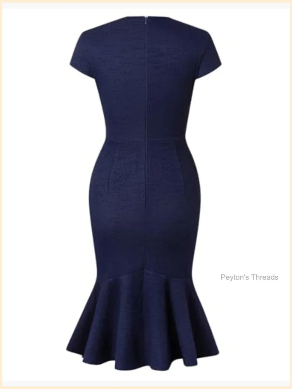 Dresses | Cap Sleeve Fishtail Tweed Bodycon Midi Dress Cocktail Party ...